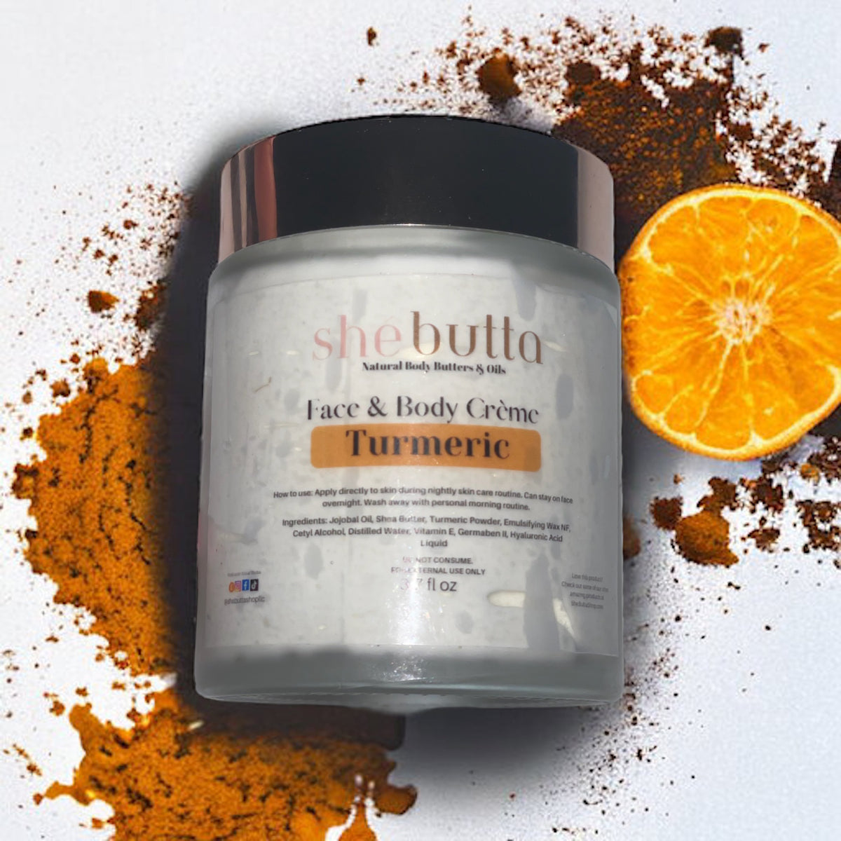 Turmeric & Shea Butter Cream - Nourish Your Skin – ShéButta Shop, LLC